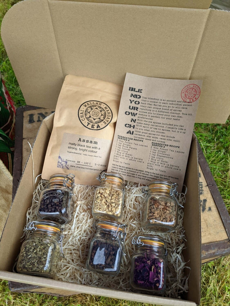 DIY Chai Kit | Blend Your Perfect Cup (Black Tea & Spices ...