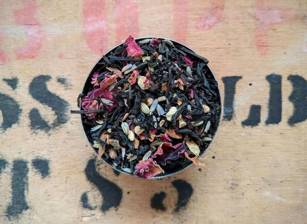 Rose Congou Chai Tea | Floral & Spicy Black Tea – Chai Wallah Margate